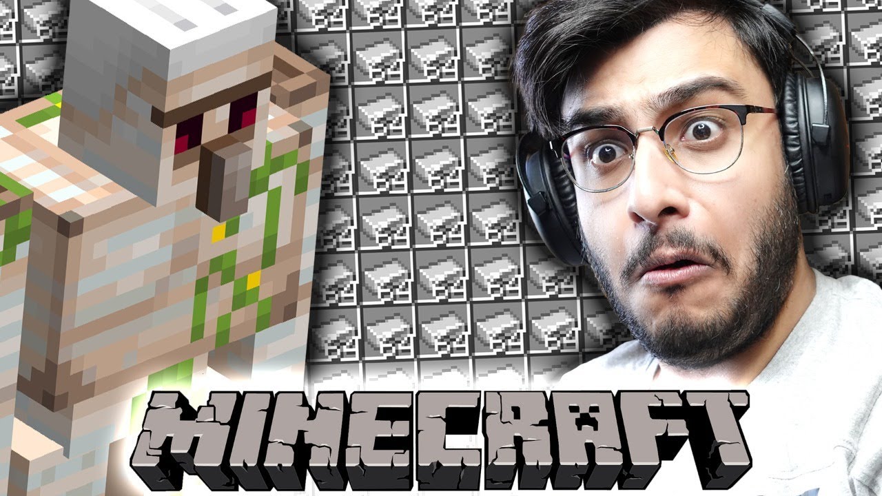 MAKING MY FIRST IRON FARM IN MINECRAFT (HAGNE WALA HU MAI) - RAWKNEE ...