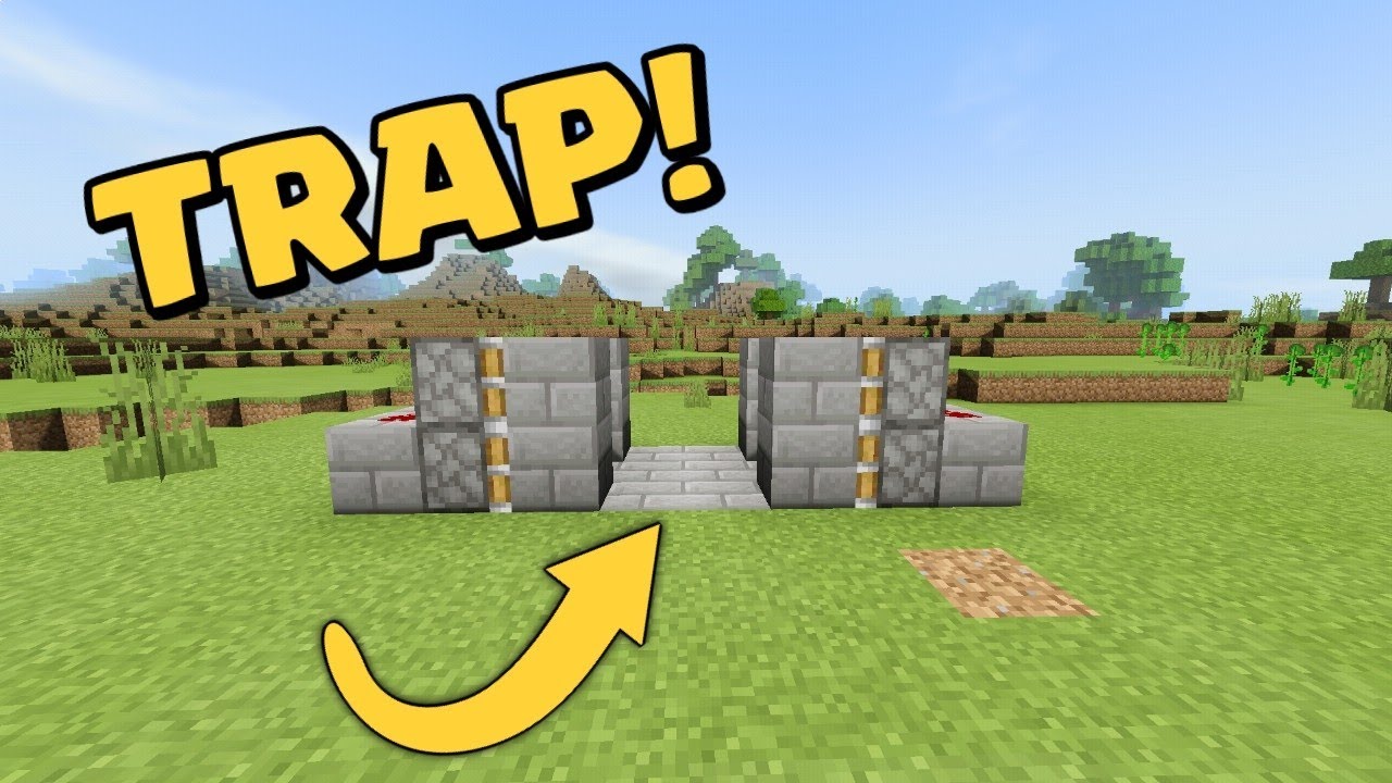 MINECRAFT: EASY AND VERY TROLL TRAP TUTORIAL | #Shorts - Minecraft videos