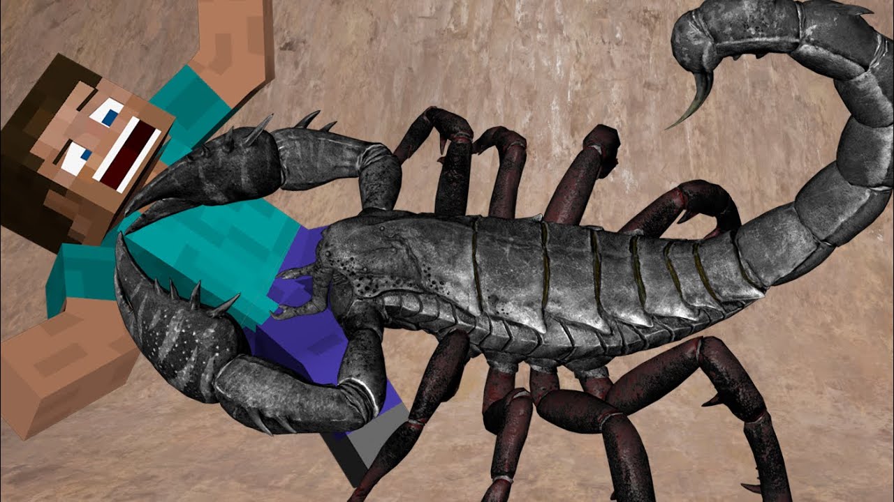 MINECRAFT IN REAL LIFE - STEVE VS MONSTERS, ZOMBIE, SPIDERS - REALISTIC ...