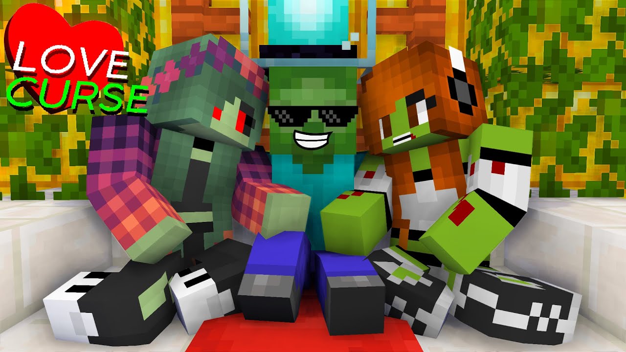MONSTER SCHOOL: YANDERE LOVE CURSE - Minecraft Animation - Minecraft videos