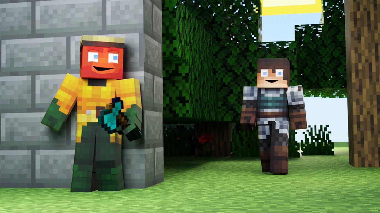MY FIRST SUPER HERO MISSION in Camp Minecraft! - Minecraft videos