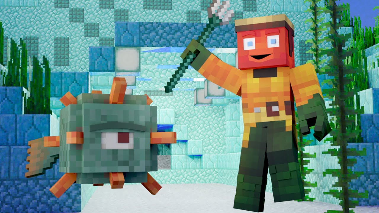 Making a GUARDIAN ARMY in Camp Minecraft - Minecraft videos