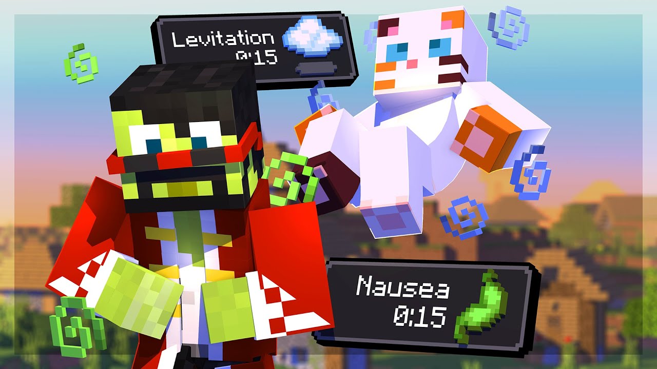 Minecraft But Every 30 Seconds We Get A Random Effect - Minecraft videos