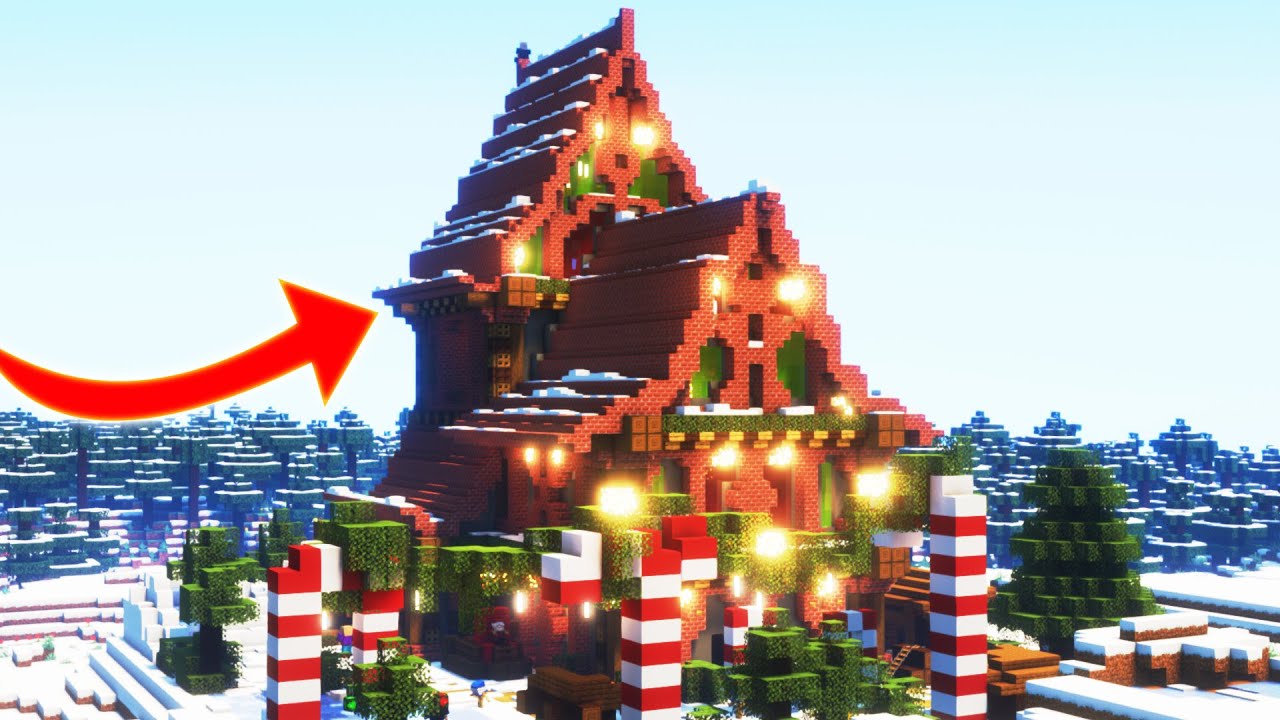 Minecraft Christmas Bakery - Timelapse - Minecraft videos