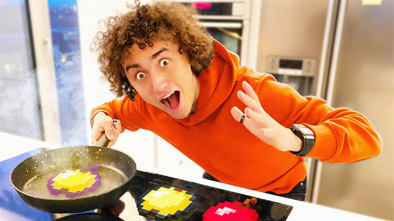 Minecraft Cooking IN REAL LIFE - Minecraft videos