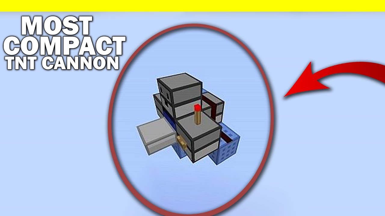Minecraft: Most Compact TNT Cannon | How To Make Easy #Shorts ...