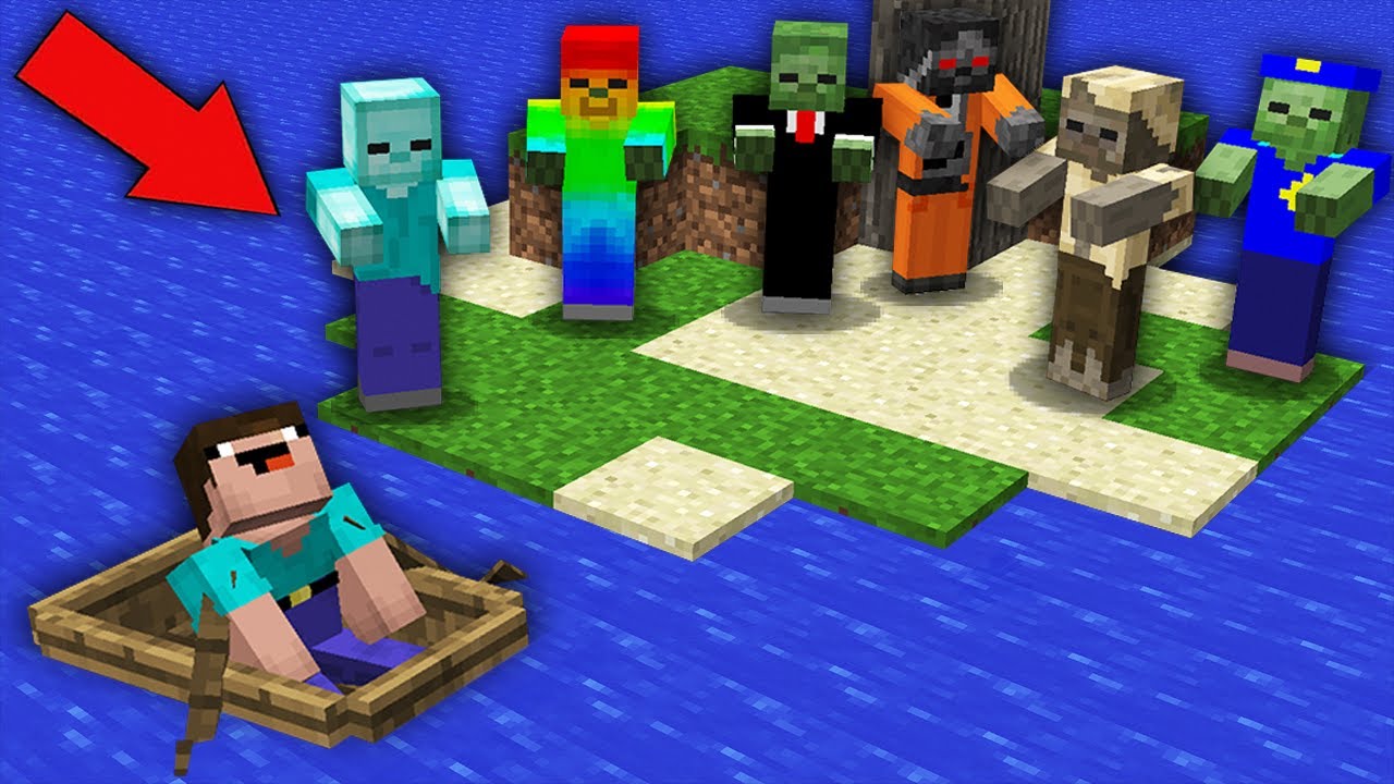 Minecraft NOOB vs PRO : NOOB SAILED ON BOAT BUT FOUND DESERT ISLAND ...