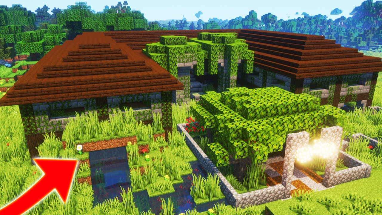 Minecraft Overgrown House - Timelapse - Minecraft videos