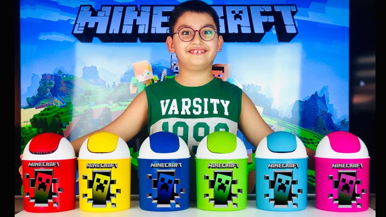Minecraft Toys in the Surprise Boxes - Minecraft videos