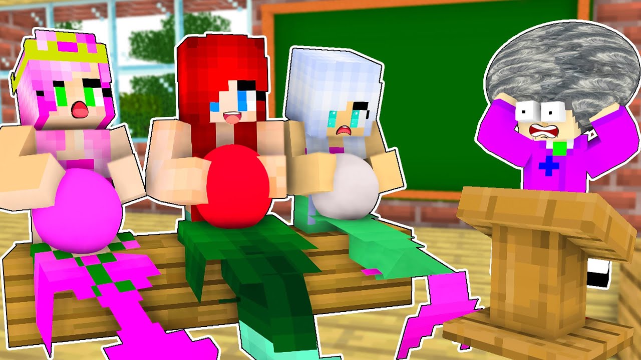 Monster School Brewing Mermaid - Minecraft Animation - Minecraft videos