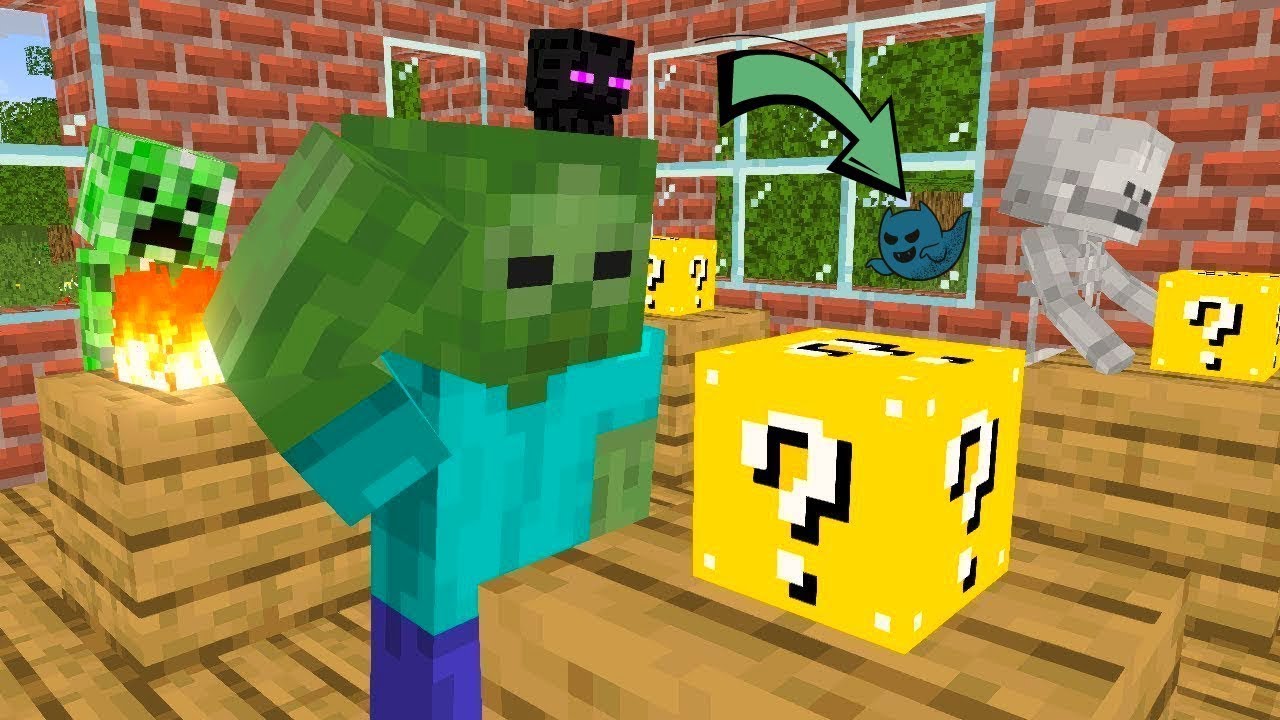 Monster School : LUCKY BLOCK Minecraft Animation - Minecraft videos