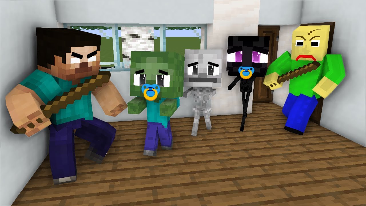 Monster School : When Monster school became baby - minecraft animation ...