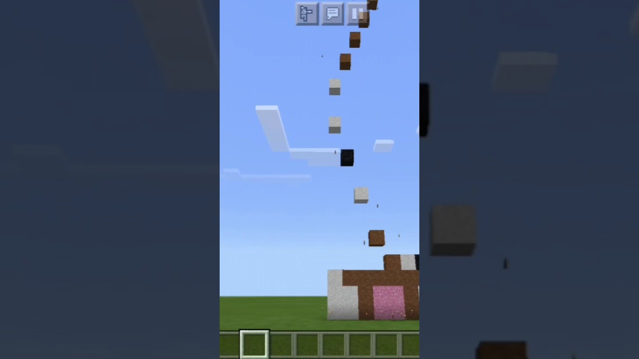 Movement statue in Minecraft | #short - Minecraft videos