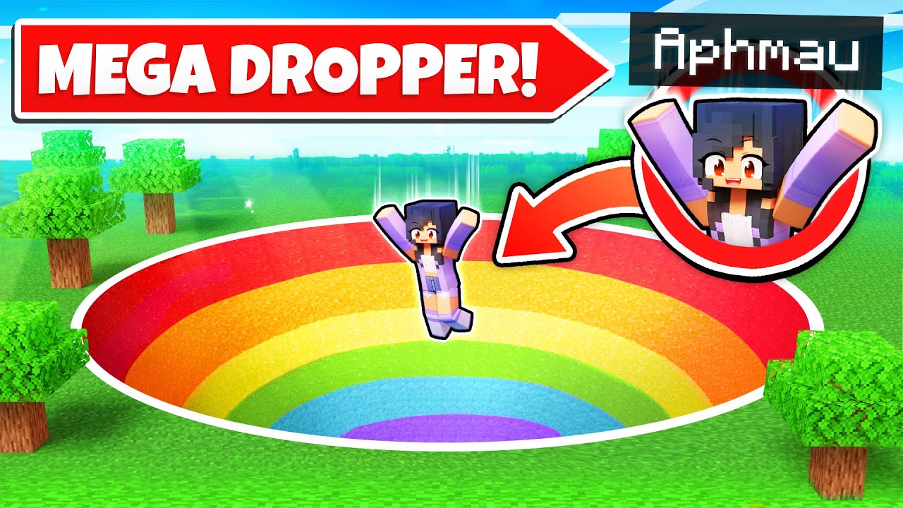 My Top Secret MEGA DROPPER In Minecraft! - Minecraft videos