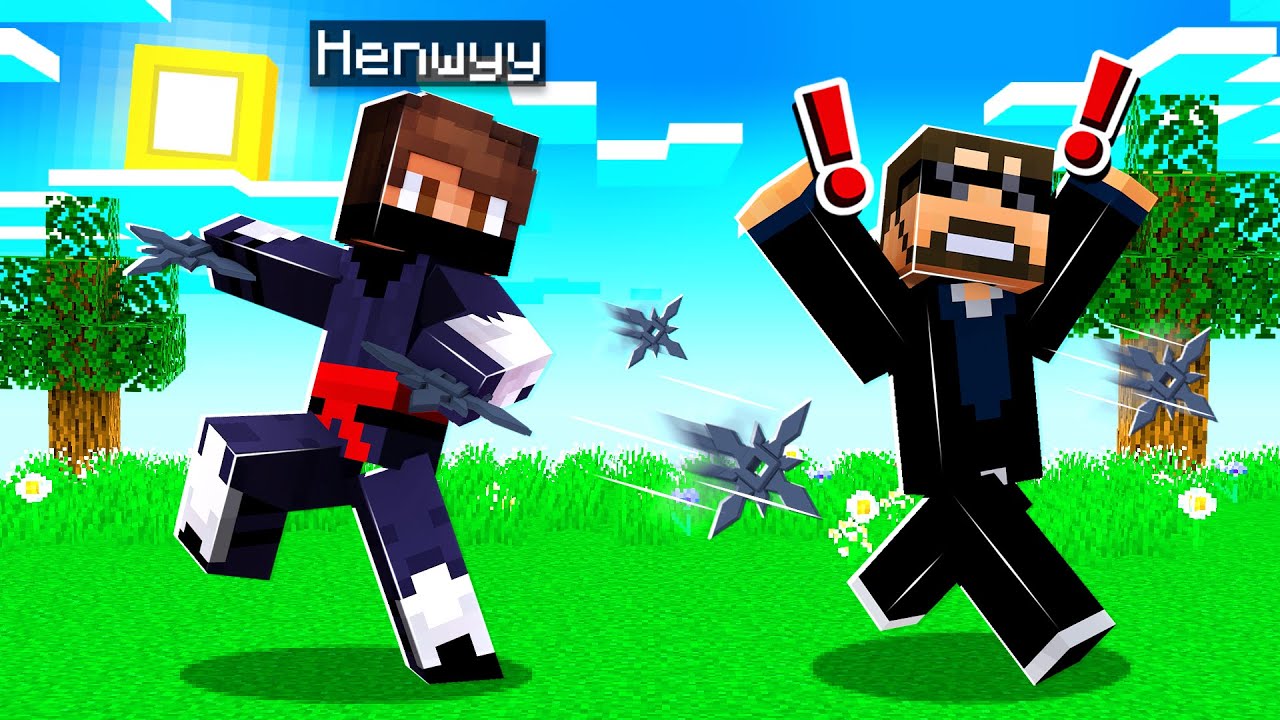 PLAYING as a MASTER NINJA in MINECRAFT! - Minecraft videos