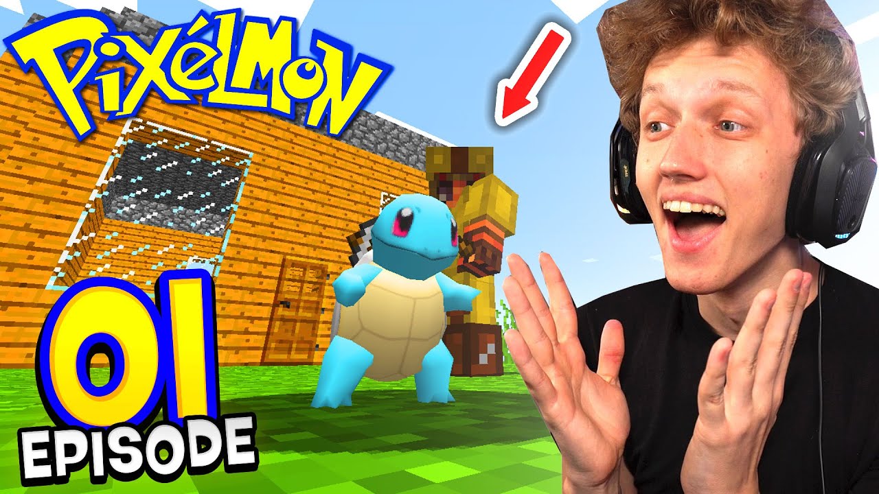 Pixelmon: Episode 1 - I JOINED PIXELMON! (pokemon in minecraft ...