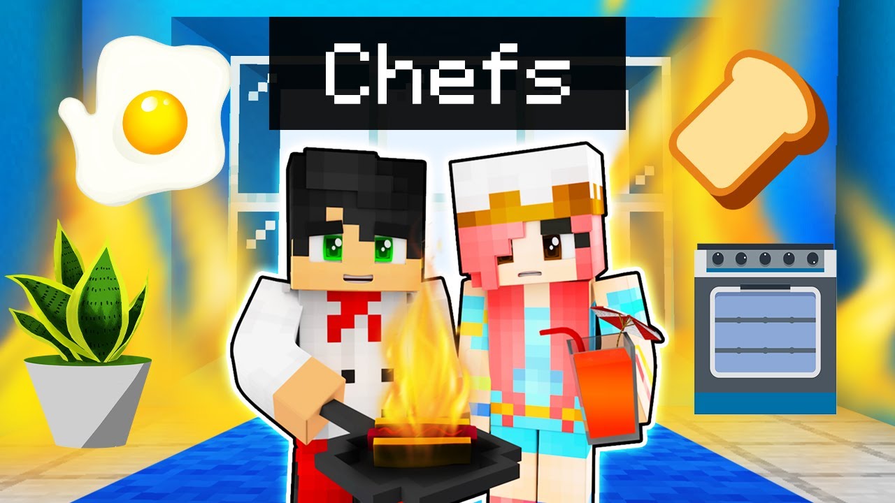 Playing as CHEFS in Minecraft! - Minecraft videos