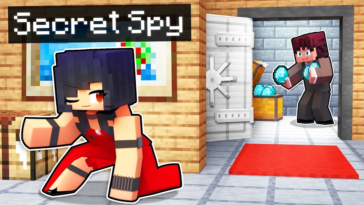 Playing as a SECRET SPY in Minecraft! - Minecraft videos