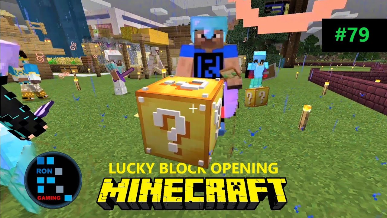 RON Opens Lucky Blocks With Friends | MINECRAFT - Minecraft videos
