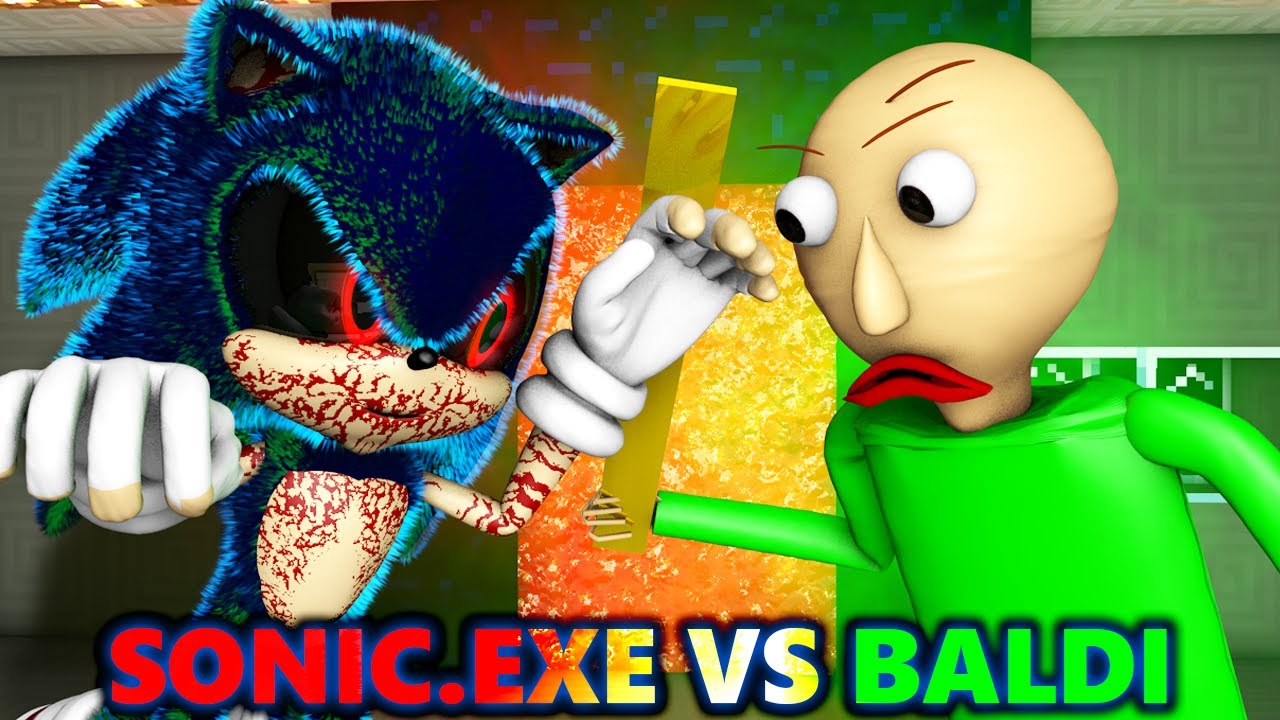 SONIC.EXE vs NEW BALDI'S BASICS CHALLENGE! (official) Baldi Minecraft ...