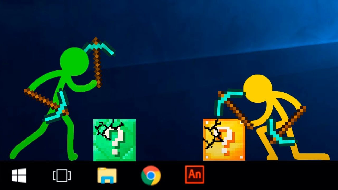 Stickman vs Minecraft AVM Shorts 20 Alan Becker Animator vs Animation ...