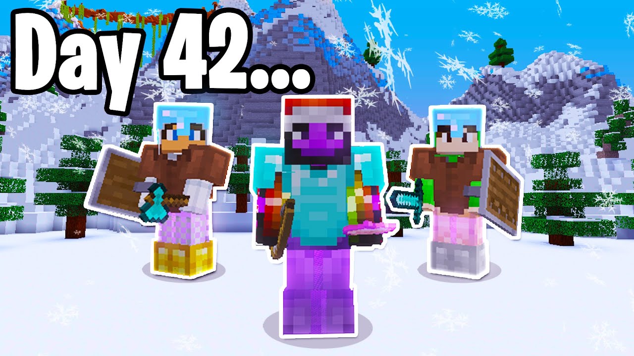 Surviving Minecraft in a Snow Storm... - Minecraft videos