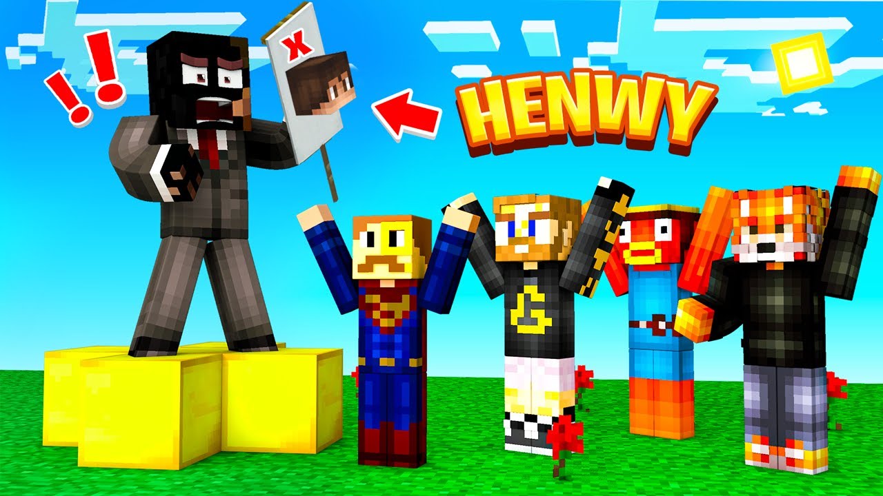 TAKING OVER THE SERVER as HEROES in Minecraft - Minecraft videos