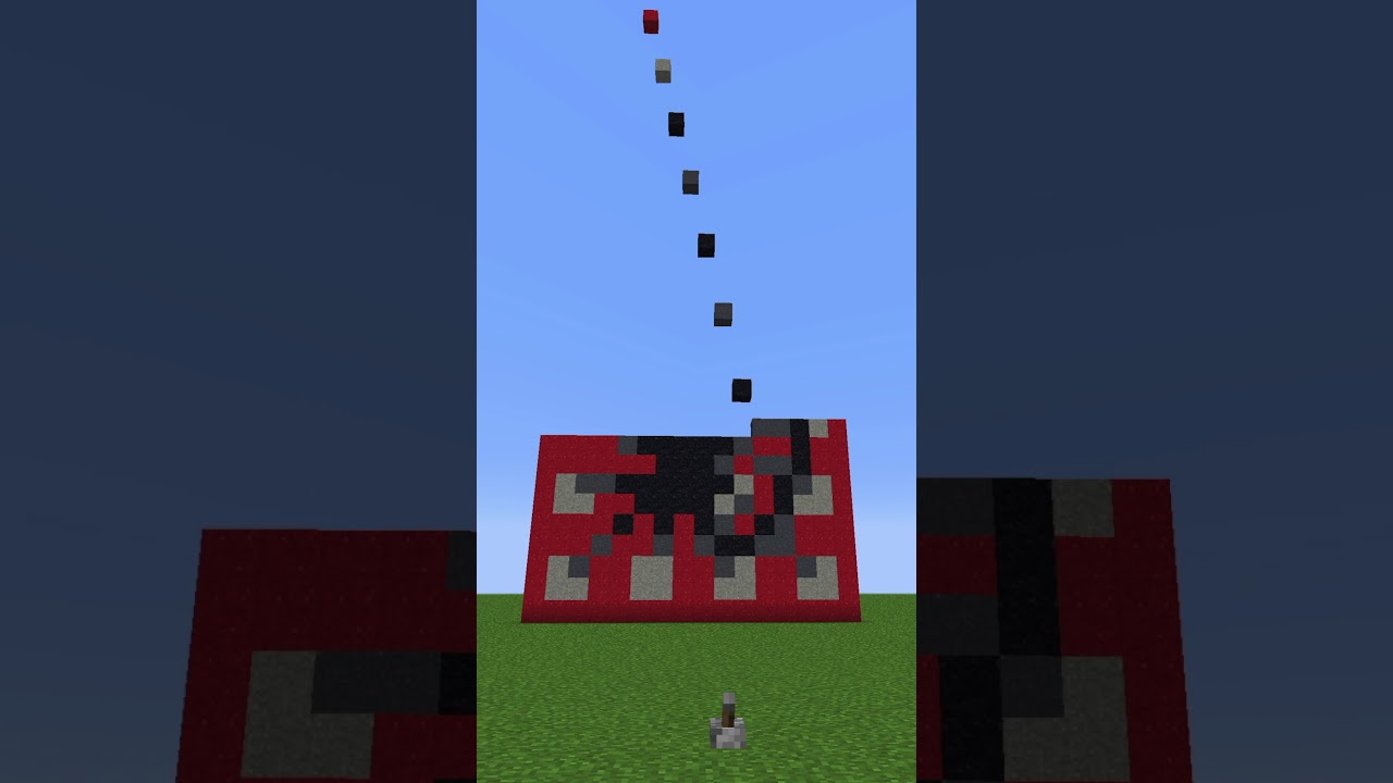 TNT Statue in Minecraft #Shorts - Minecraft videos