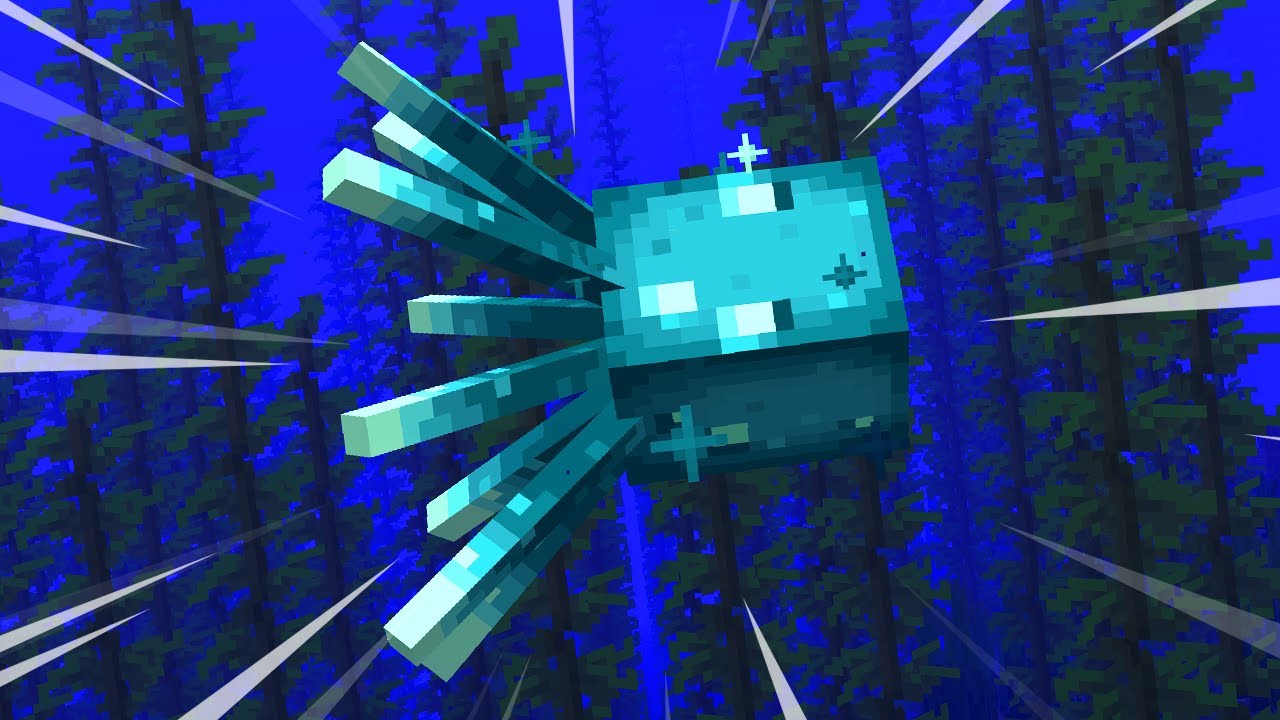 The Glow Squid Has Been Added To Minecraft - Minecraft videos