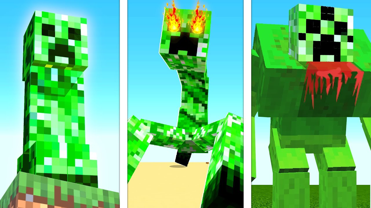UPGRADING CREEPER Into A GOD In Minecraft ... (Secret Powers ...