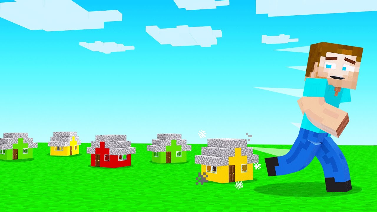 WALK = Make HOUSES In Minecraft! - Minecraft videos