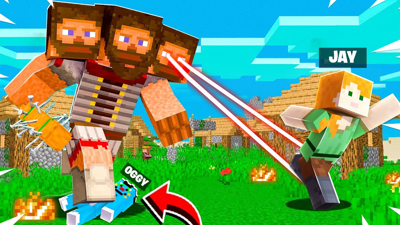 WE FOUND 3 HEADED GIANT IN MINECRAFT! - Minecraft videos