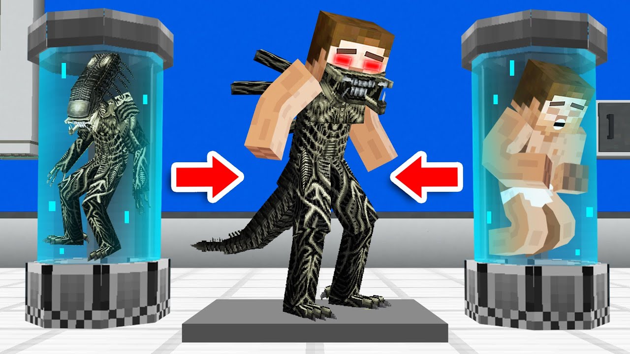 We EXPERIMENTED With ALIENS In MINECRAFT! - Minecraft videos