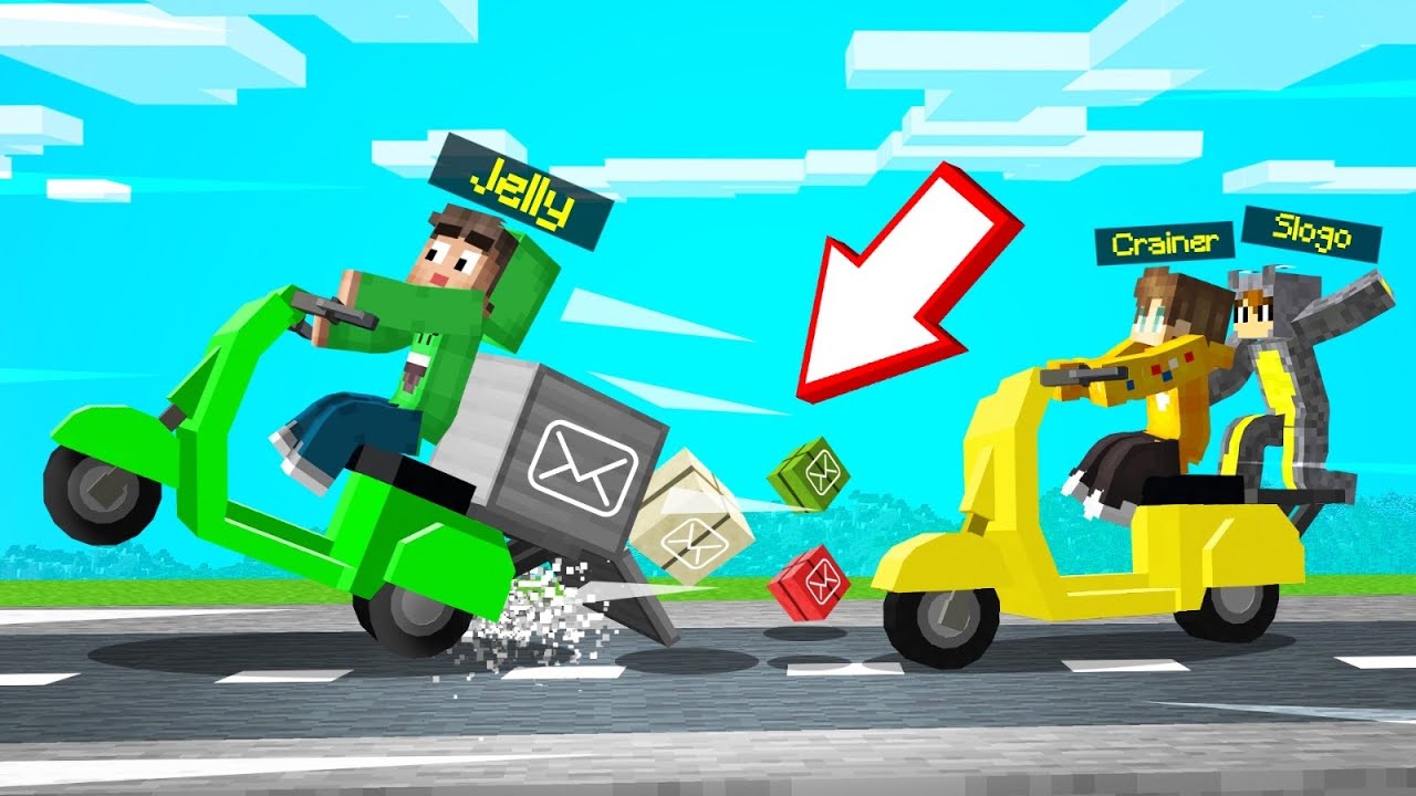 We Started A DELIVERY SERVICE In MINECRAFT! (Funny) - Minecraft videos