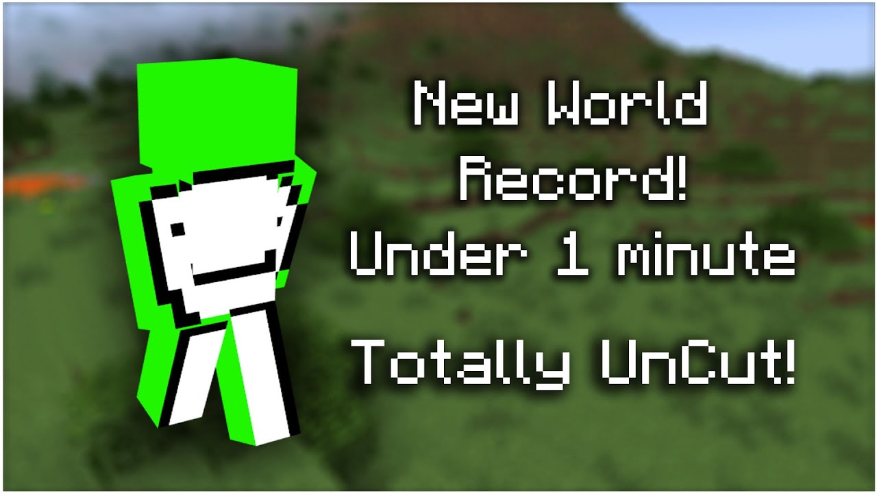 minecraft speedrun world record uncut totally legit! #shorts ...