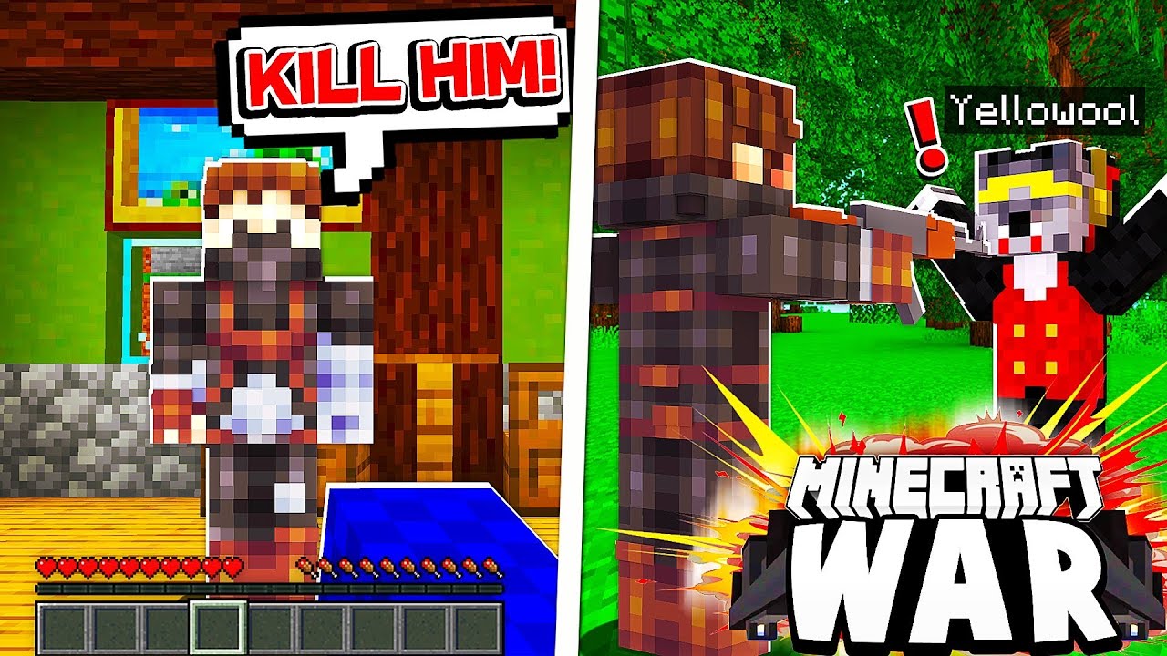 paying a Minecraft BANDIT to HUNT my ENEMY! - Minecraft videos
