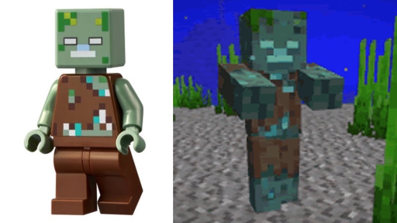 All Lego Minecraft Characters Side by Side Video Games - Minecraft videos