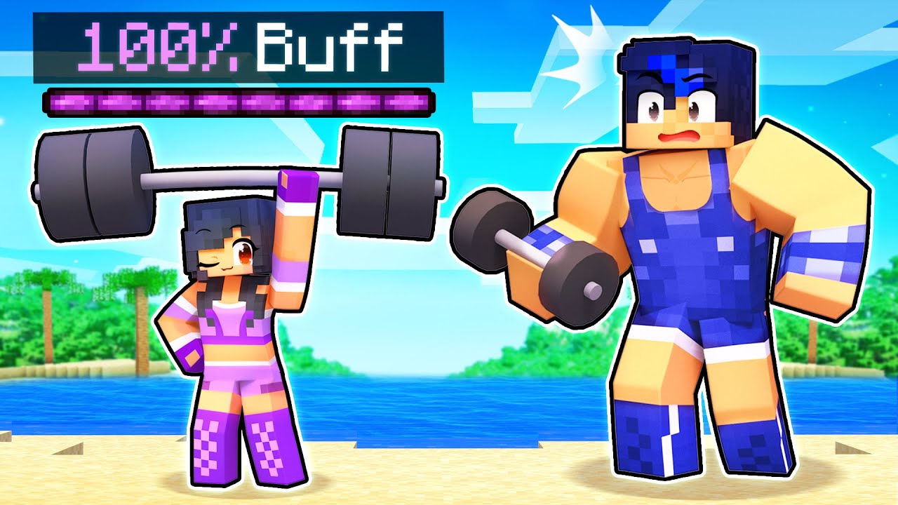 Aphmau Got 100% BUFF In Minecraft! - Minecraft videos