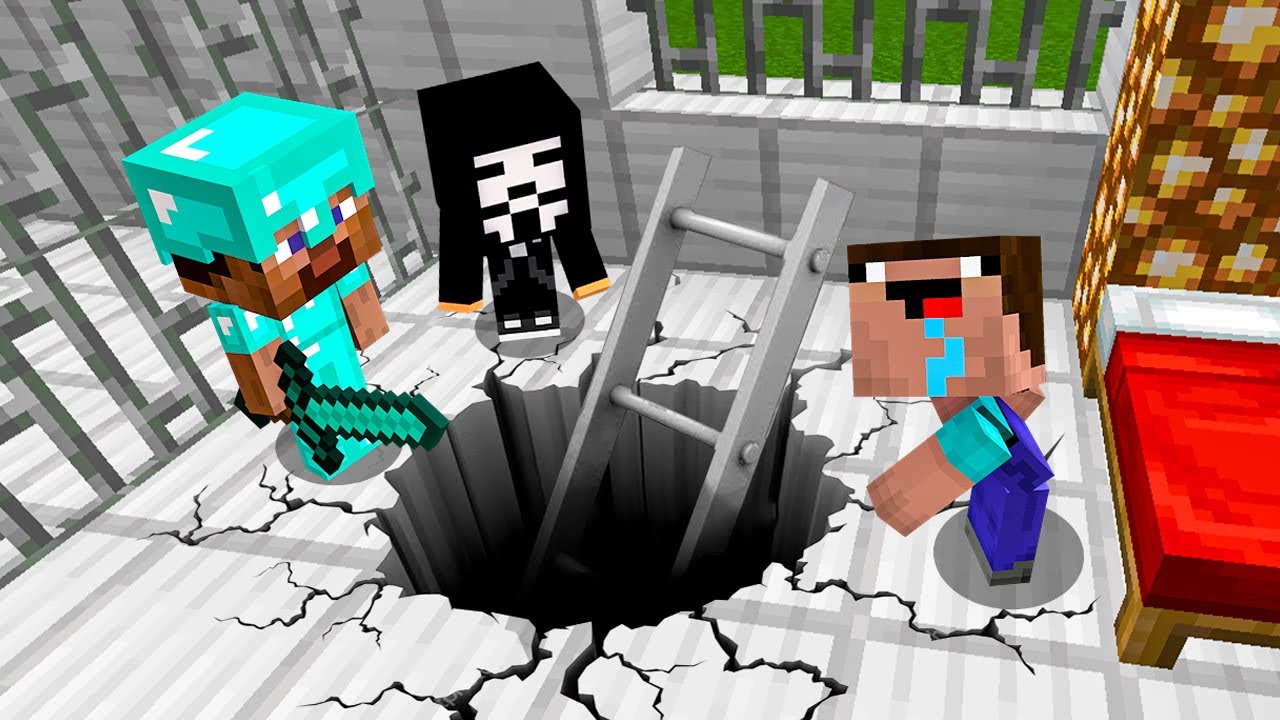 BABY PRISON ESCAPE CHALLENGE! Minecraft NOOB vs PRO! 100% TROLLING Kid ...