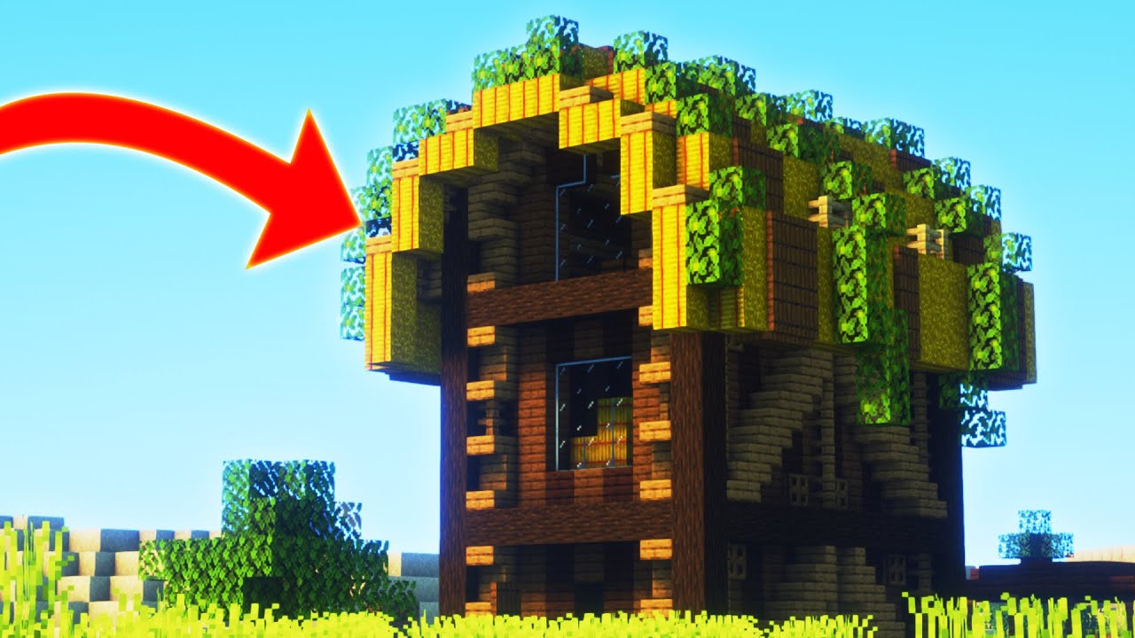 Barn with Hay Roof in Minecraft #Shorts - Minecraft videos