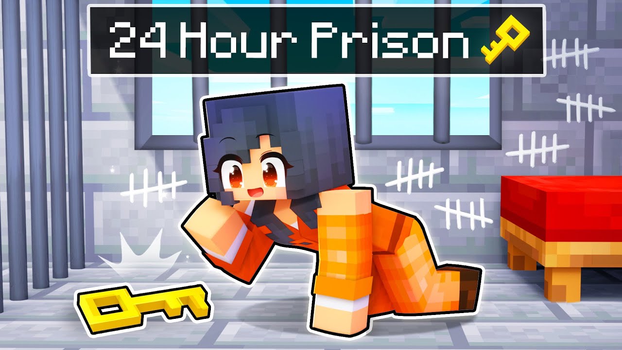 Escaping from a 24 HOUR PRISON in Minecraft! - Minecraft videos