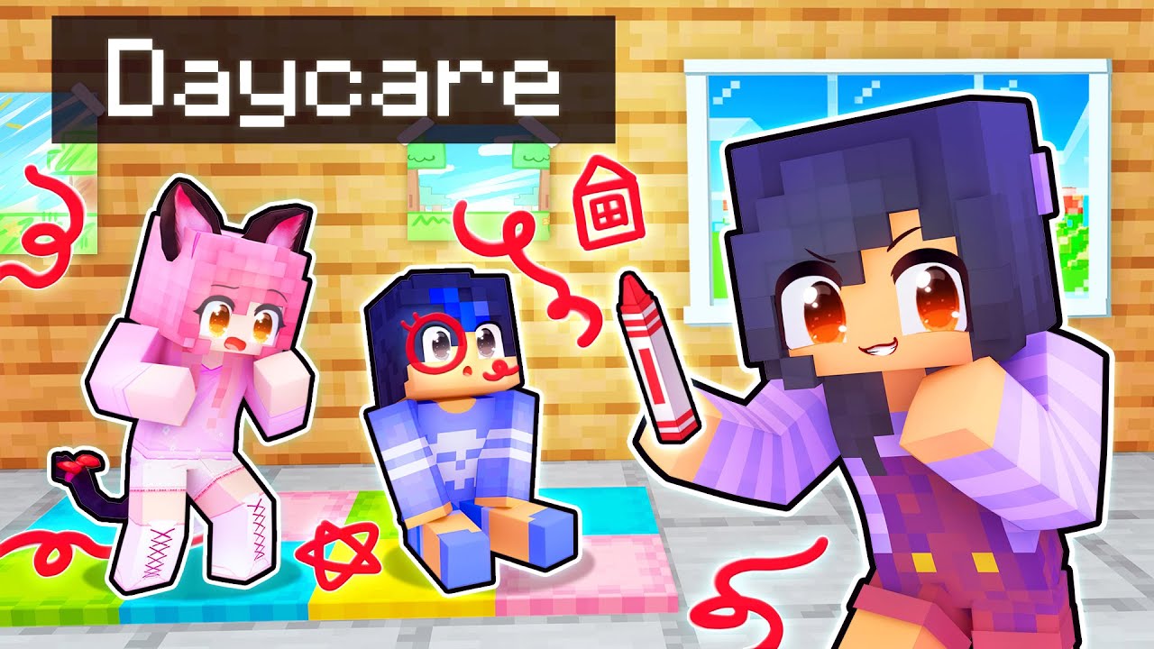 Evil APHMAU Goes To DAYCARE In Minecraft! - Minecraft videos