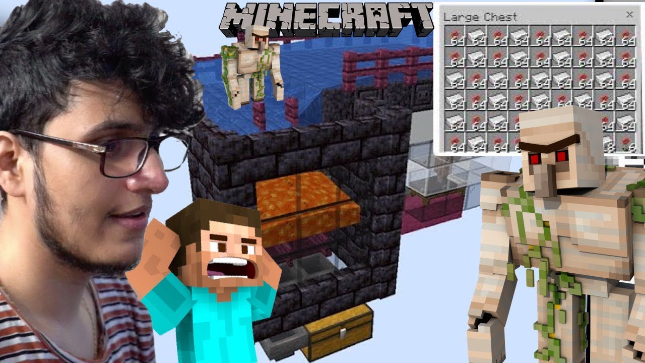 Finally My Infinite Iron Farm is Complete (Minecraft #13) and it's ...