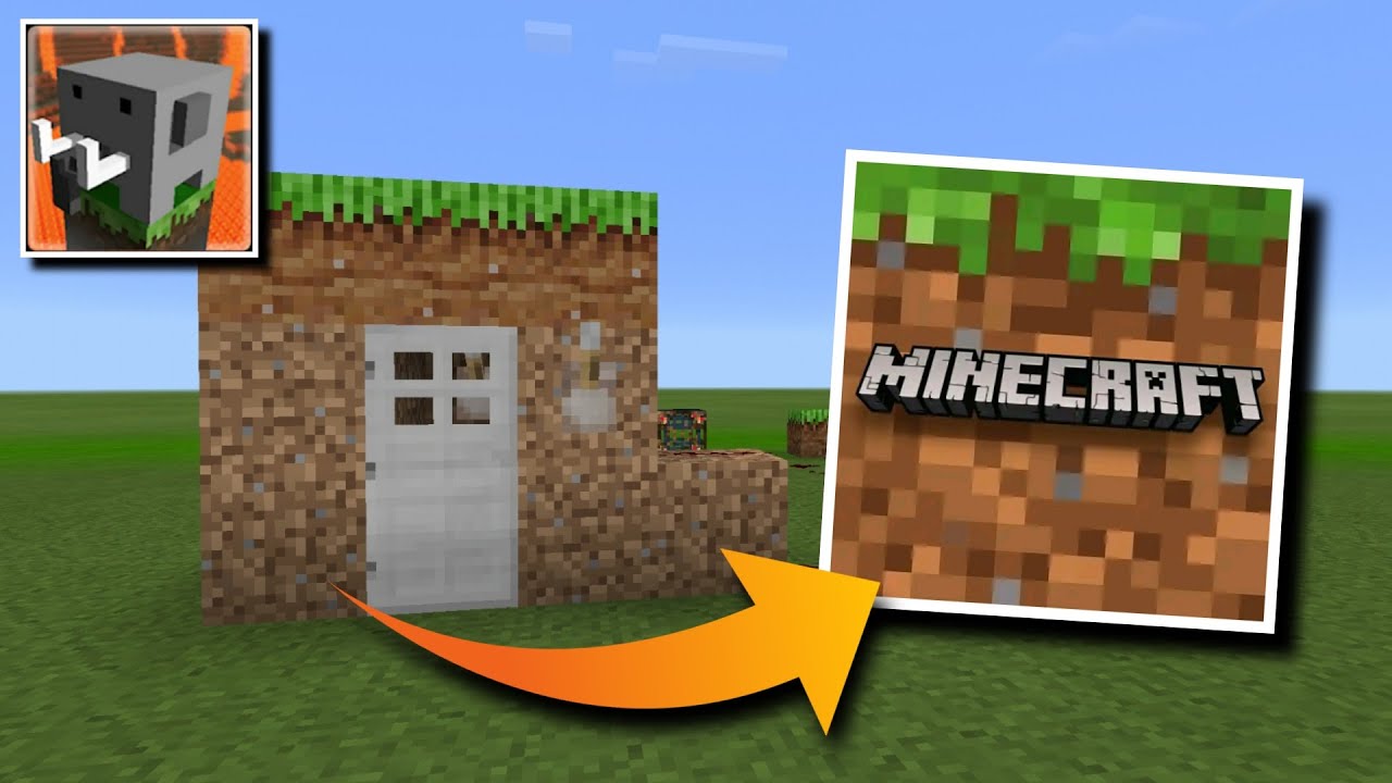 HOW TO MAKE A SECRET DOOR to Minecraft PE Dimension in Craftsman ...