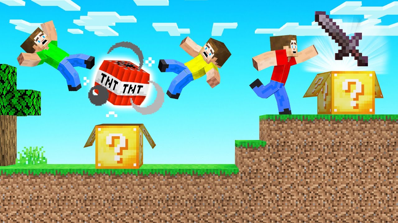 HUNTERS vs SPEEDRUNNERS With LUCKY BLOCKS! (Minecraft) - Minecraft videos