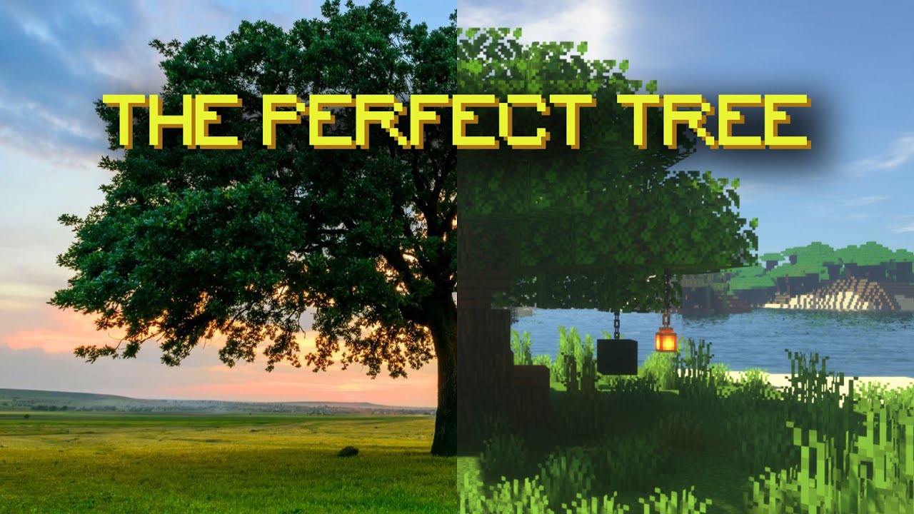 How to make the PERFECT Tree in Minecraft! - Minecraft videos