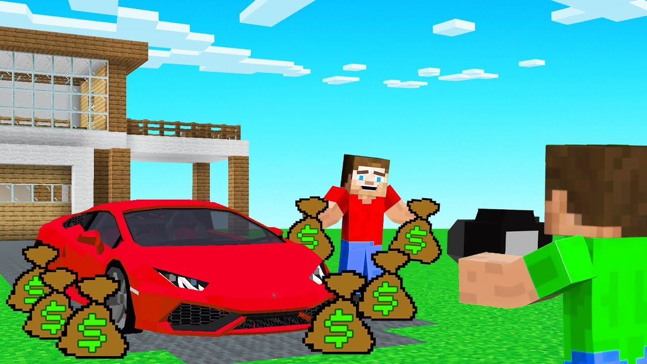 I BECAME The RICHEST YOUTUBER In Minecraft! - Minecraft videos