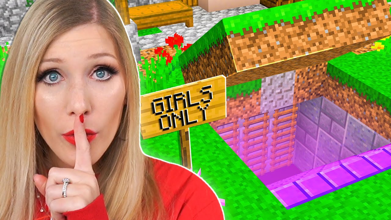 I Found a GIRLS ONLY Minecraft Server! - Minecraft videos