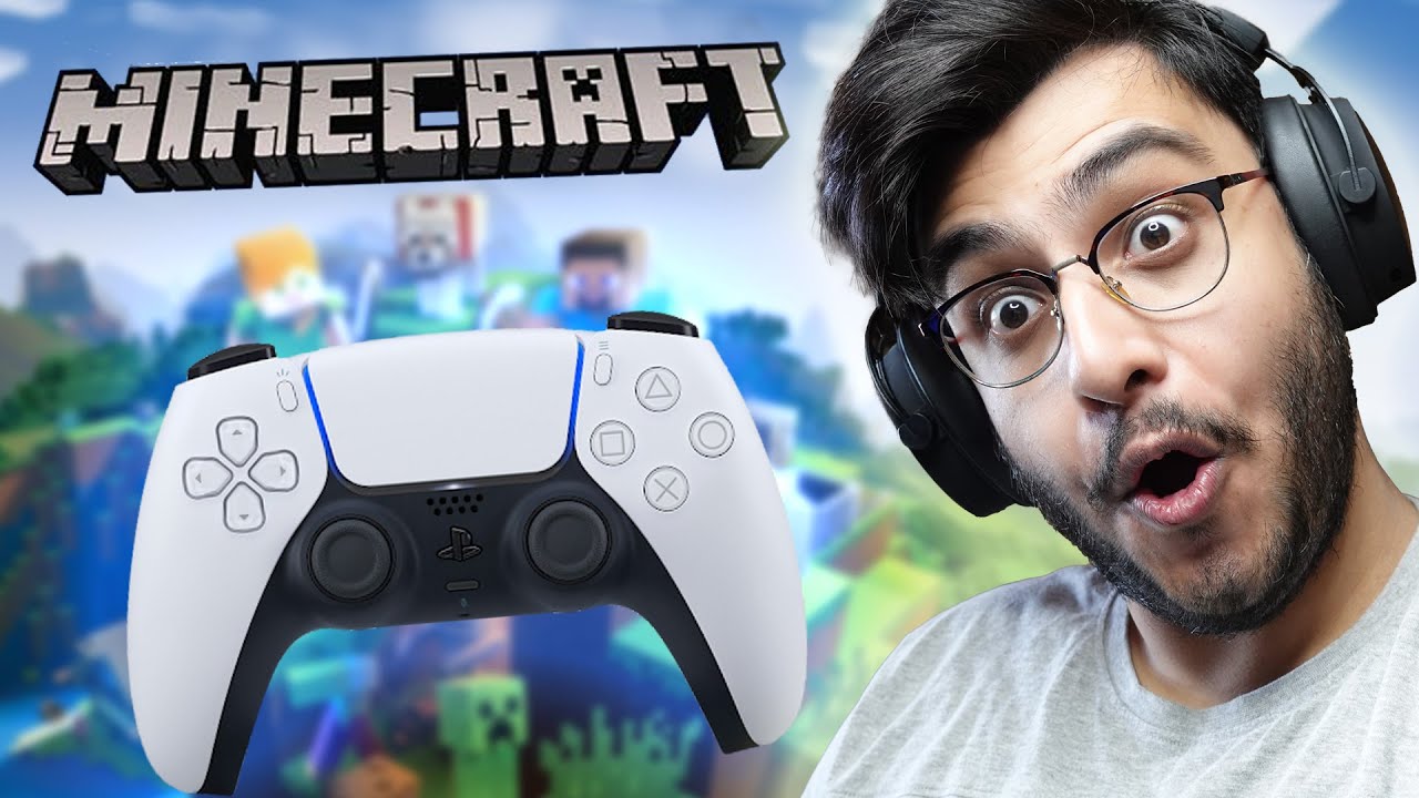 I PLAYED MINECRAFT ON PS5! - RAWKNEE - Minecraft videos