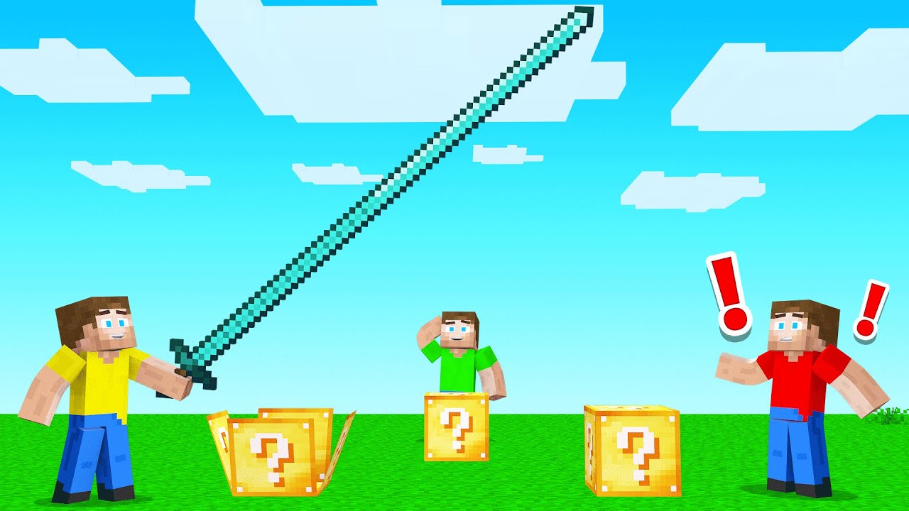 LUCKY BLOCK FIGHT VS Friends In Minecraft! - Minecraft videos